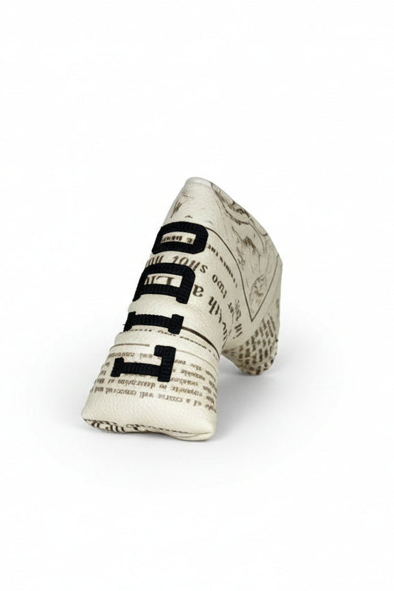 PRG Lido w/text Newspaper Blade Putter Cover – Sand Valley Shop