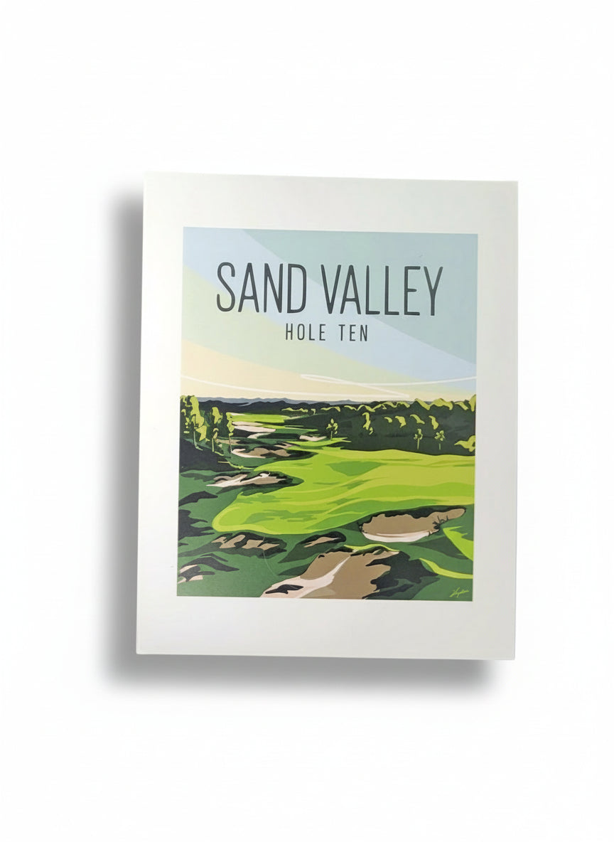 KV SV Hole #10 11x14 Print – Sand Valley Shop